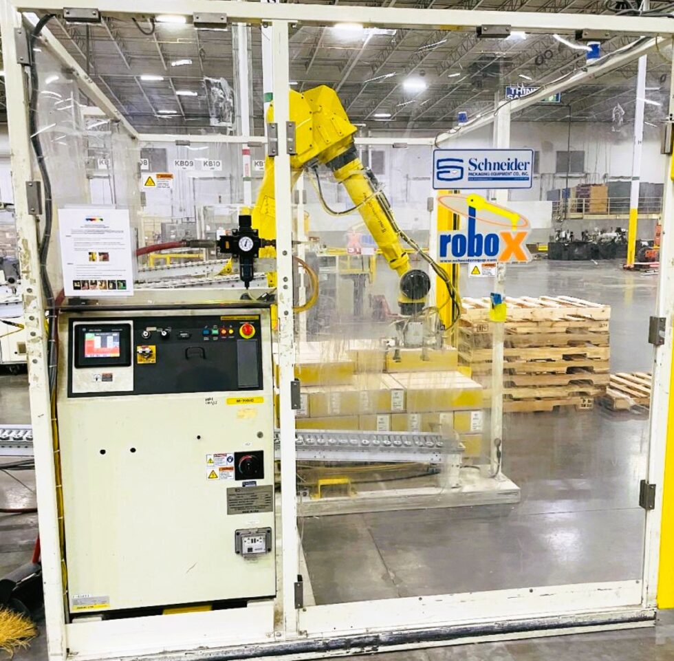 Pre-Owned Fanuc M-710iC/50 Robot Schneider Robox Palletizing Systems for Sale