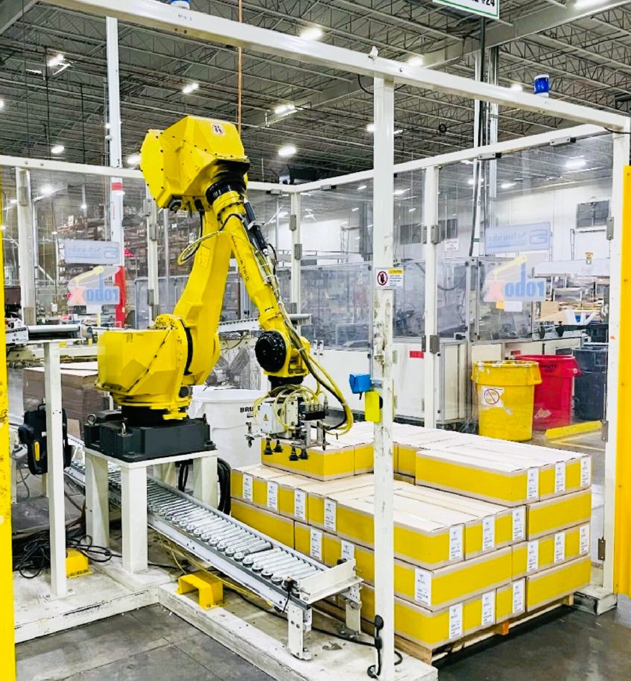 Pre-Owned Fanuc M-710iC/50 Robot Schneider Robox Palletizing Systems for Sale