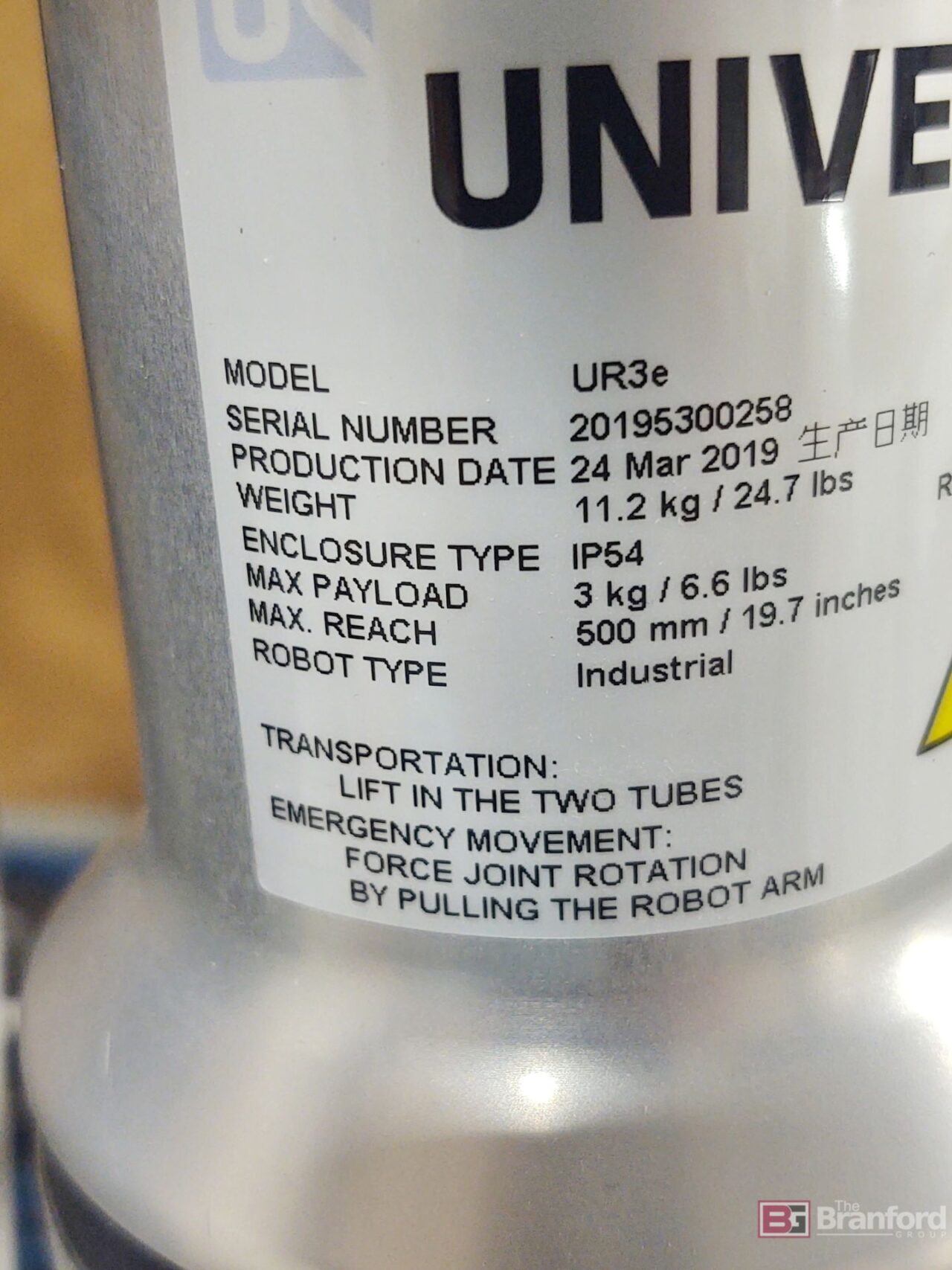 UR3e | Discover the Collaborative Robot | Universal Robotic Inc