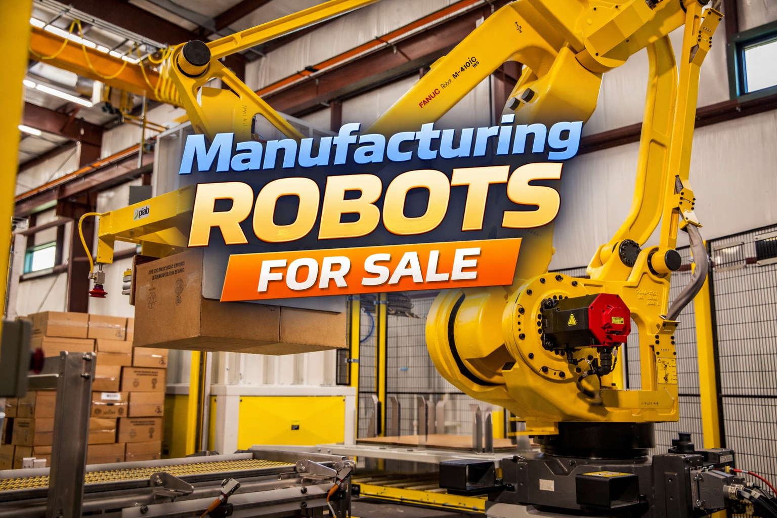 Manufacturing Robots for Sale | Tested & Ready